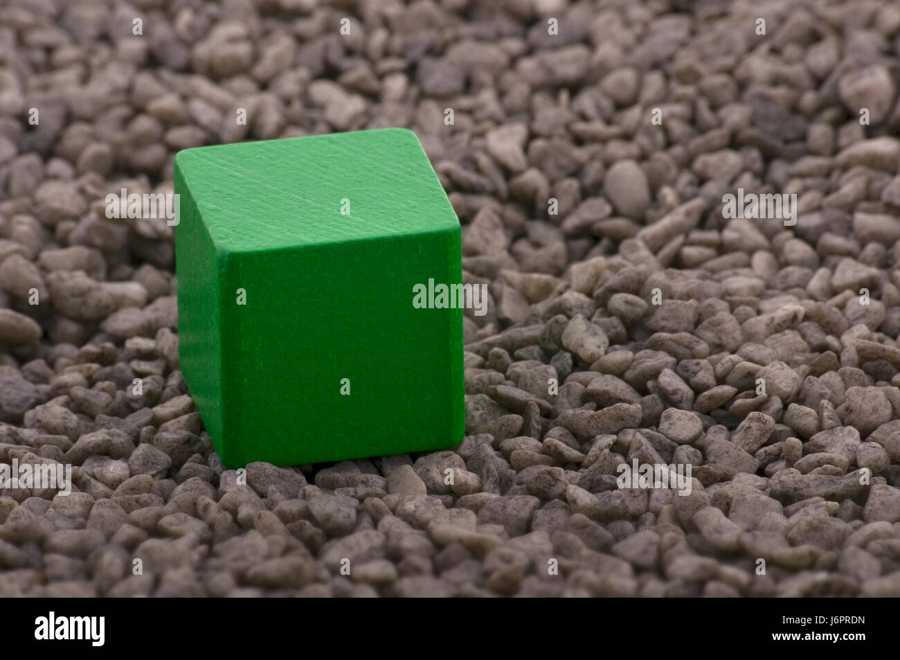 stone green hard granite block of wood block pellets alone lonely house ...