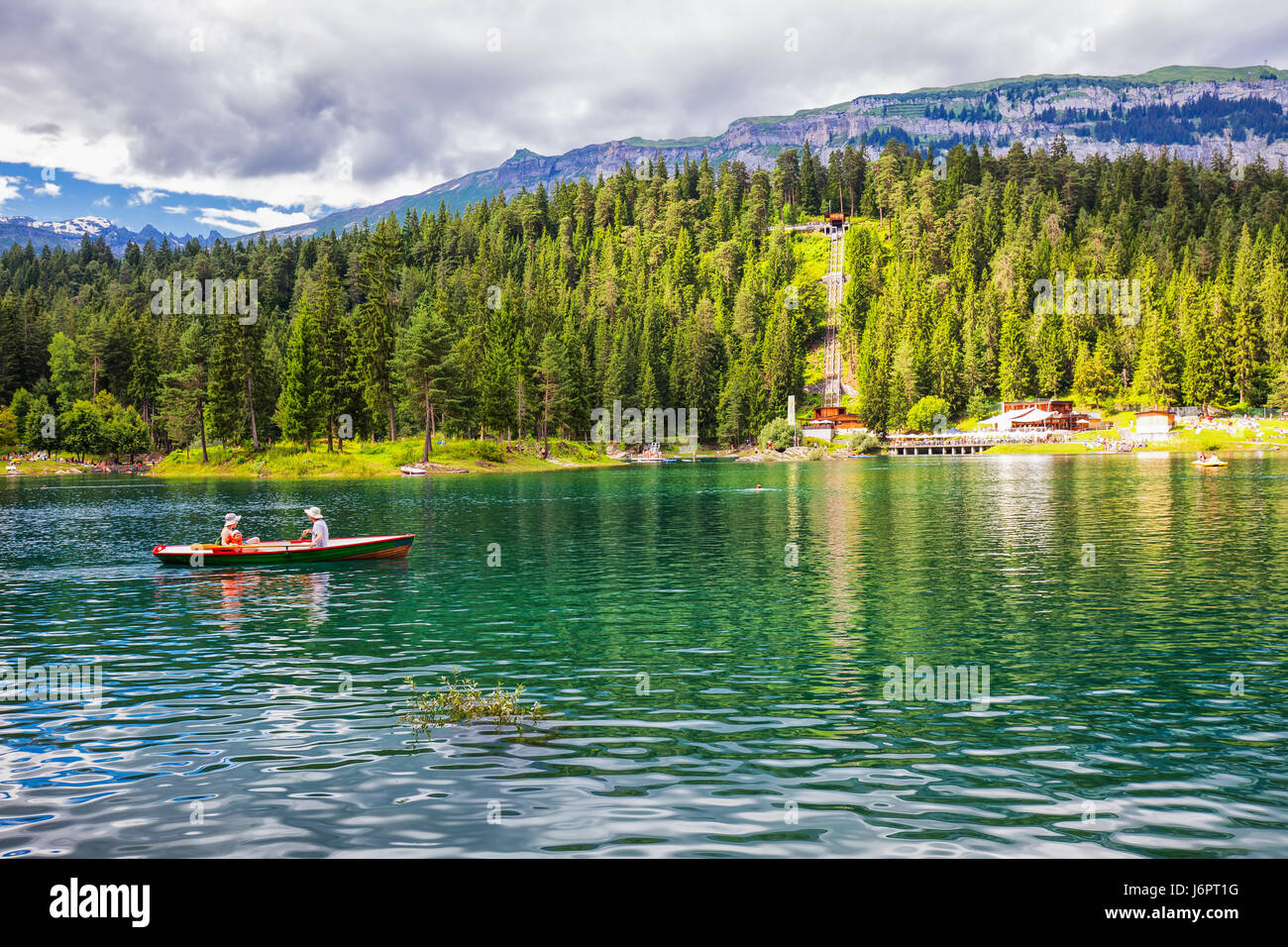 Caumasee lake near flims hi-res stock photography and images - Alamy
