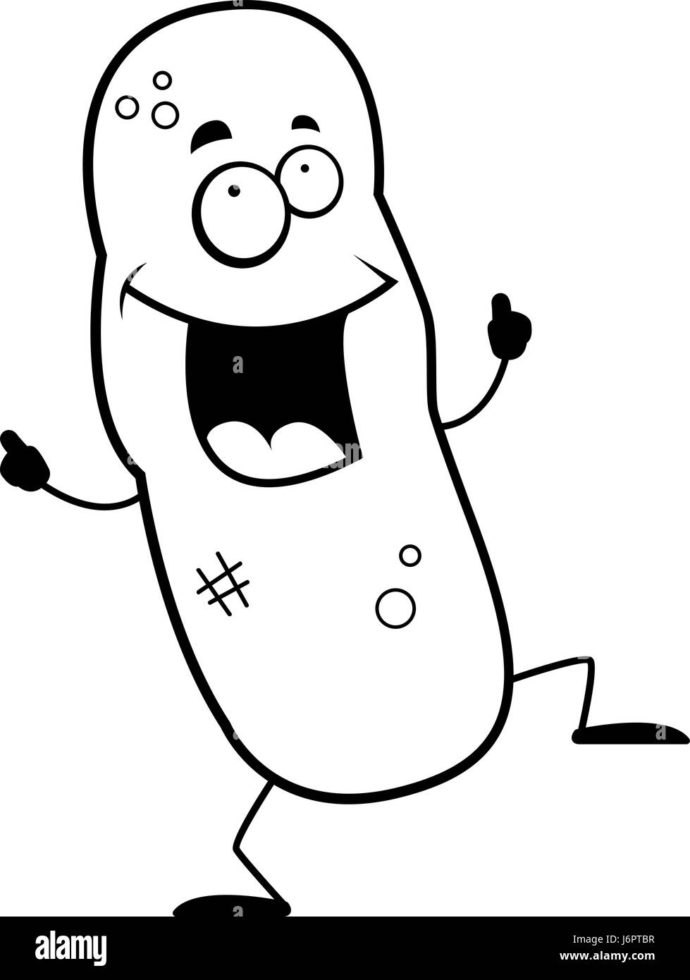 A cartoon illustration of a piece of poop dancing and smiling Stock ...