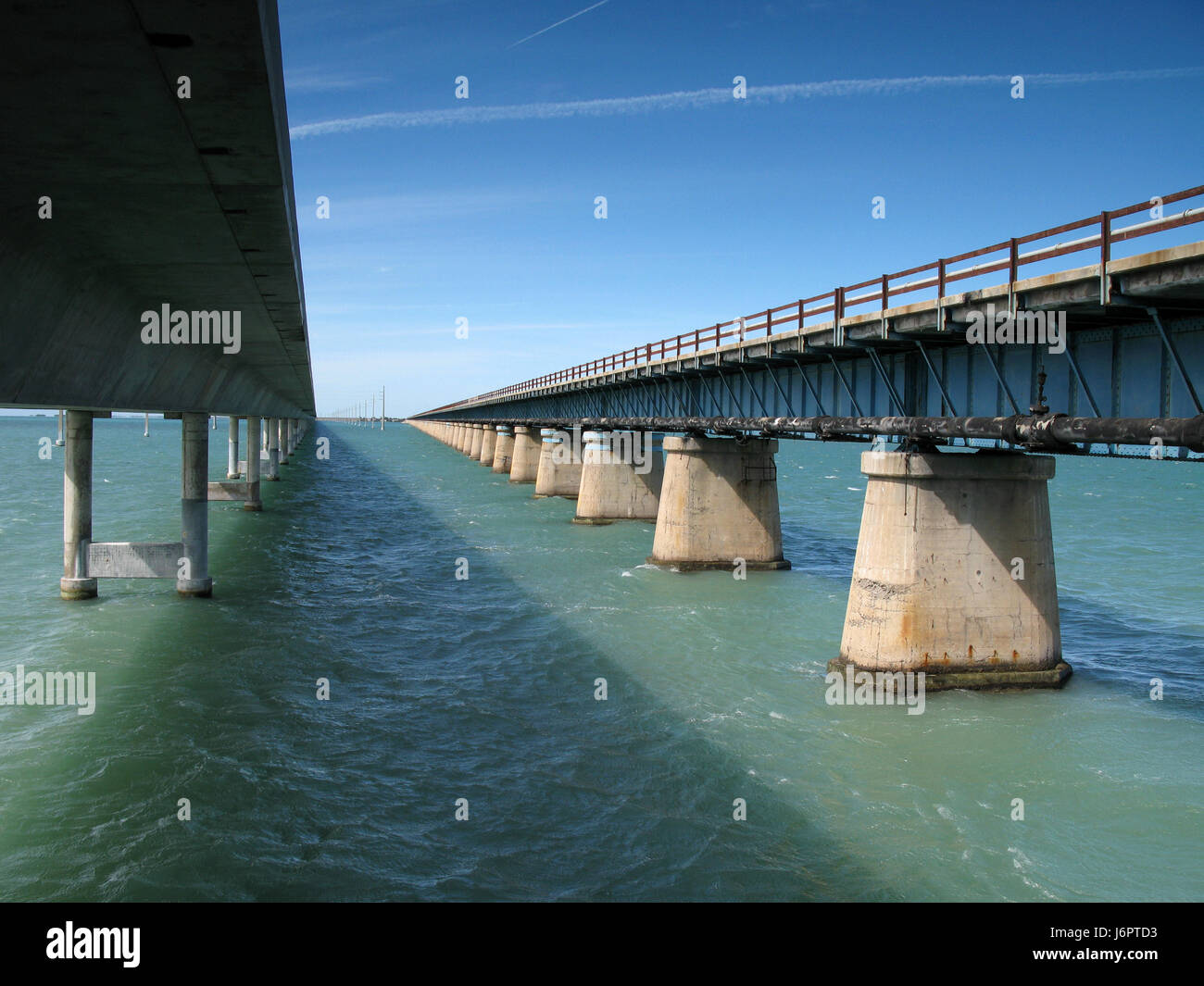 seven mile bridge Stock Photo - Alamy