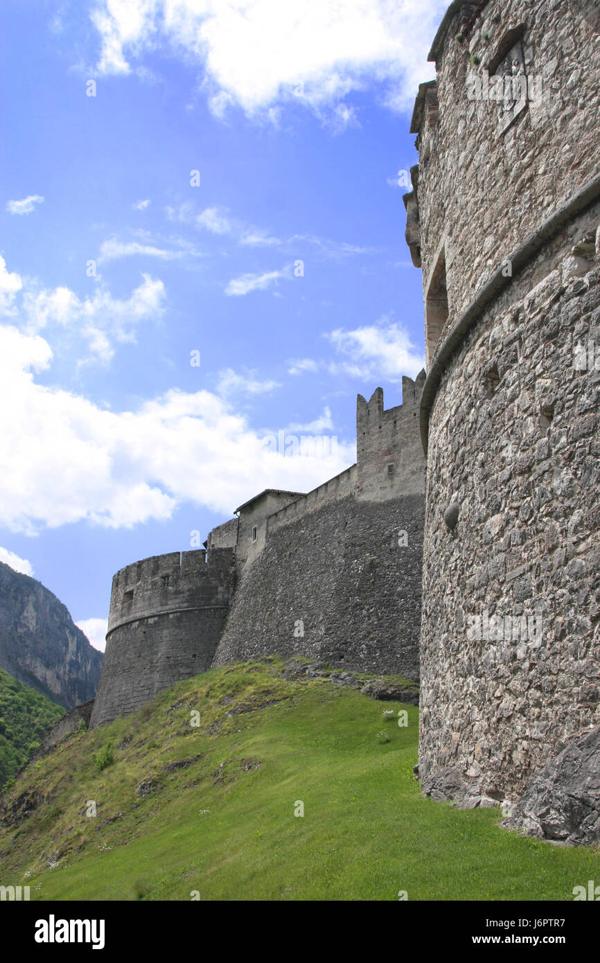 north bastion castel beseno italy Stock Photo - Alamy
