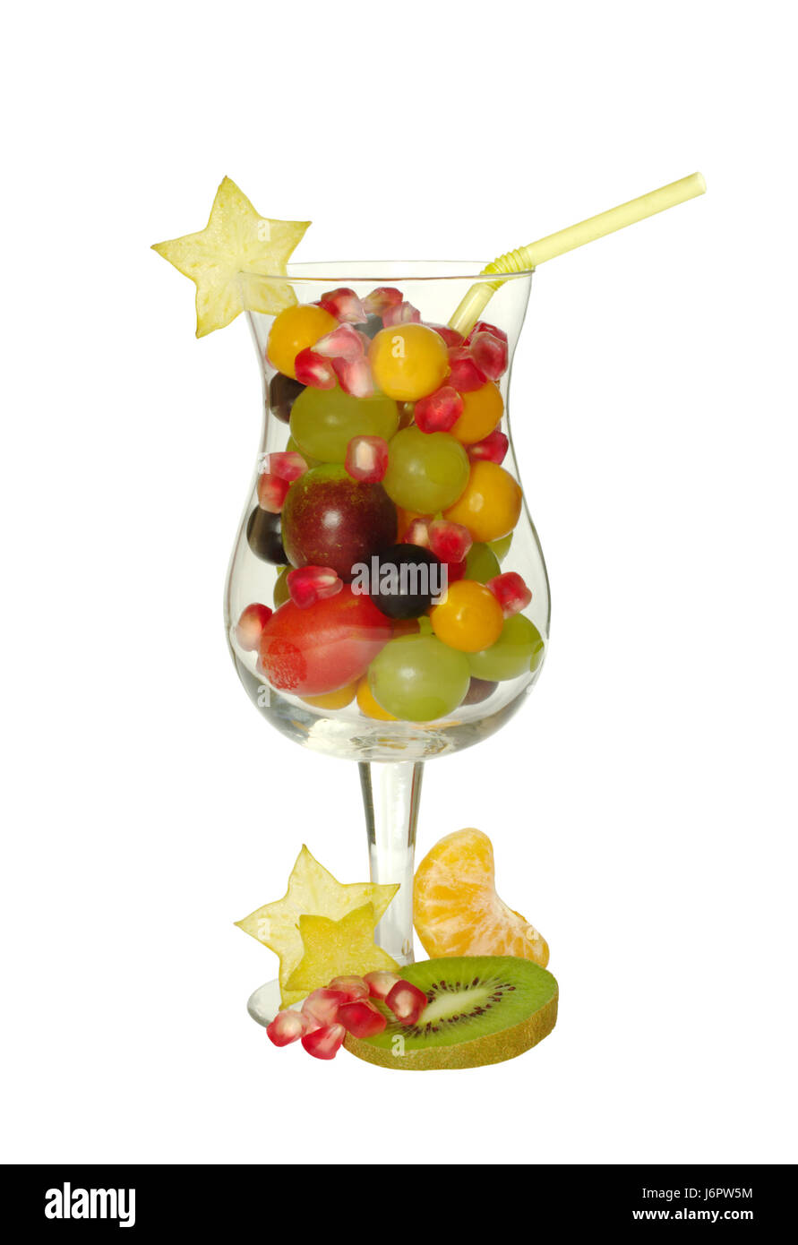 fruits in glass Stock Photo - Alamy
