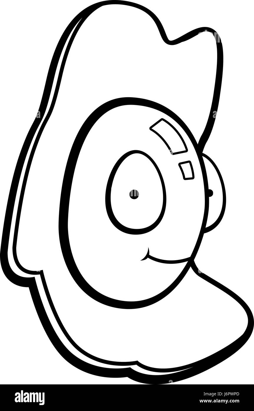 Egg Yolk Coloring Page