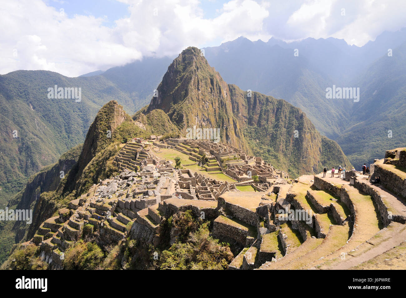 ruin ruins south america peru andes mountain peru machu picchu inka ...