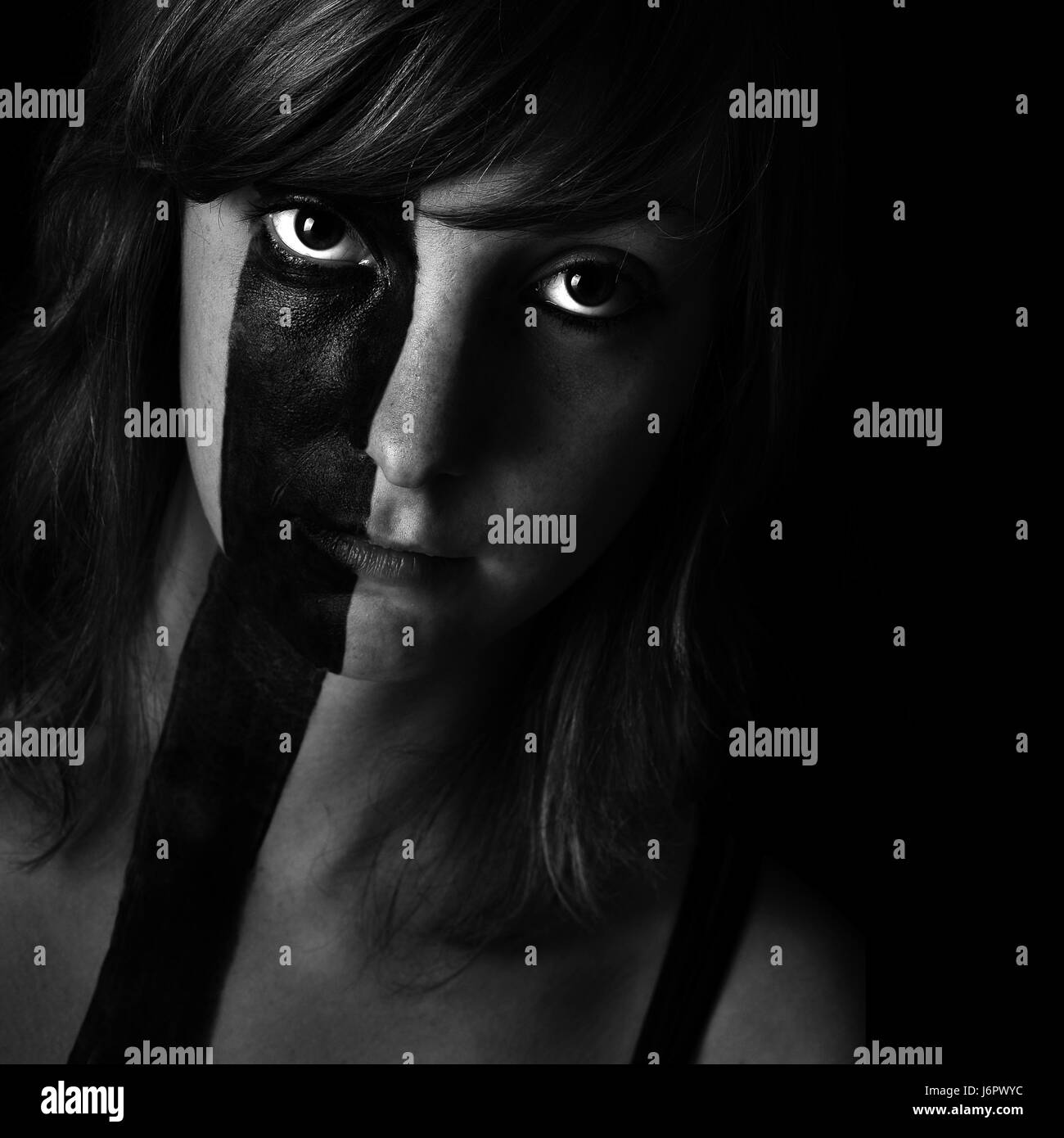 Worried faces Black and White Stock Photos & Images - Alamy