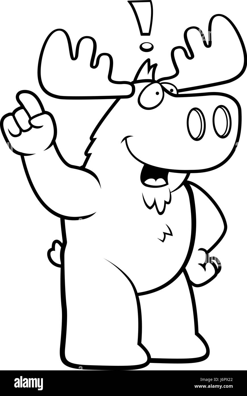 Talking moose Stock Vector Images - Alamy