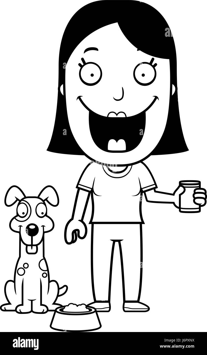 Feed The Dog Clipart