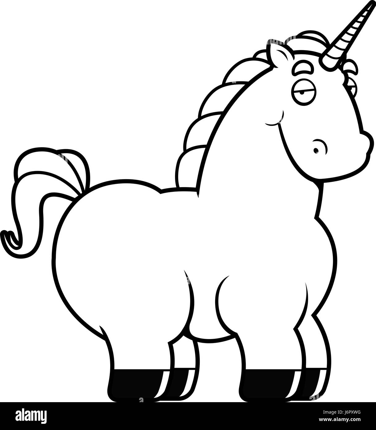 Cute Unicorn Clipart Black And White