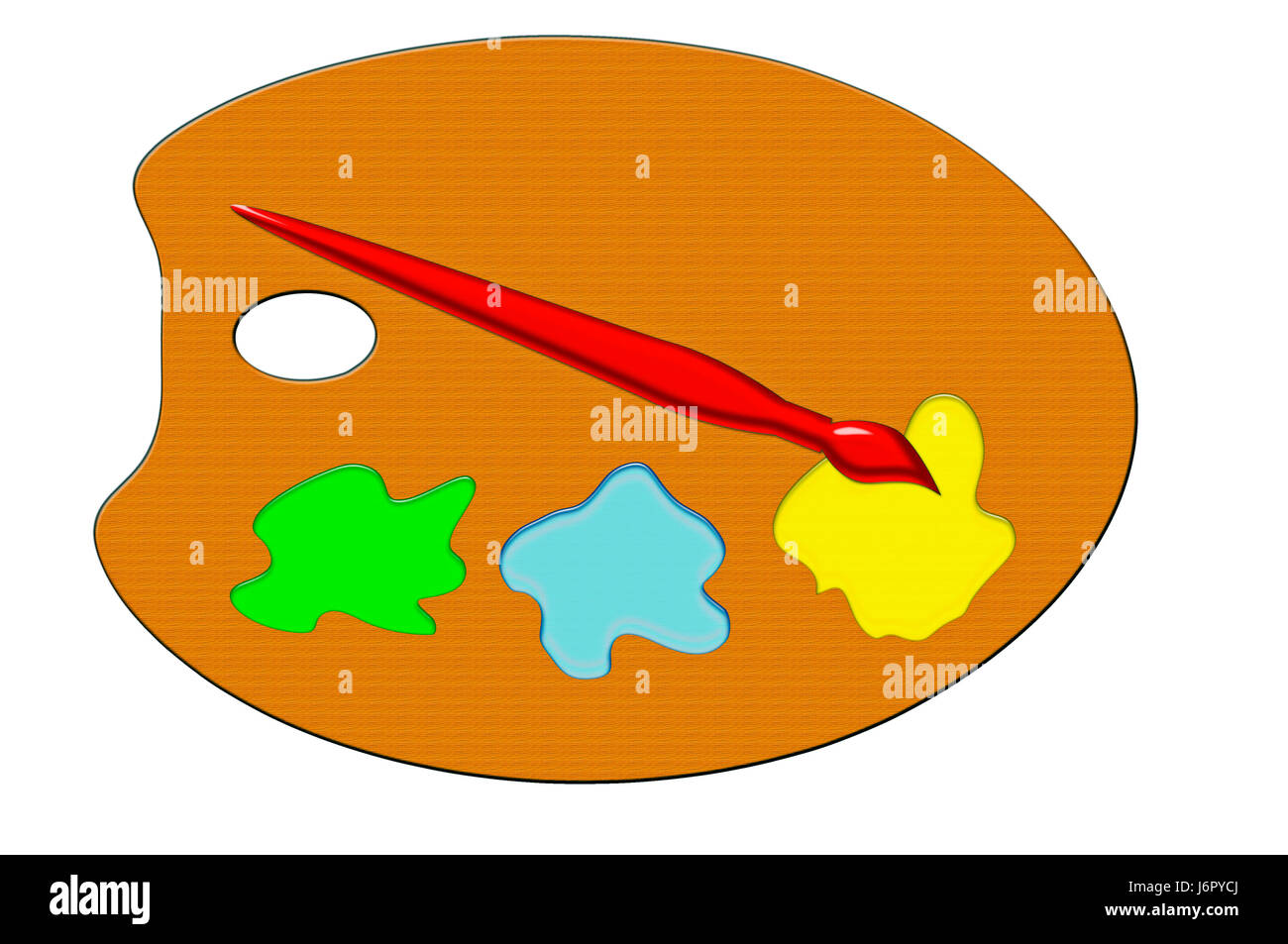 Abstract art painting Cut Out Stock Images & Pictures - Alamy