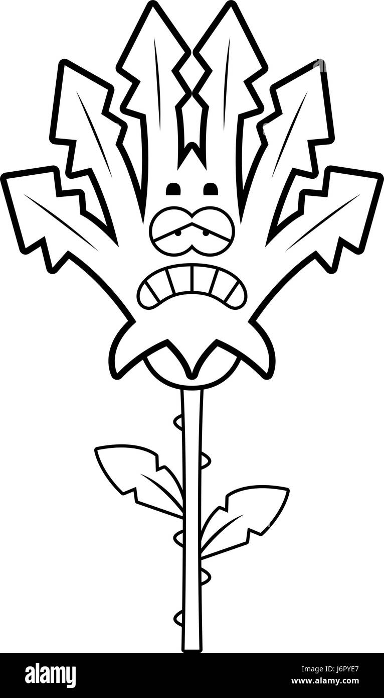 A cartoon illustration of a weed looking sad Stock Vector Image & Art ...