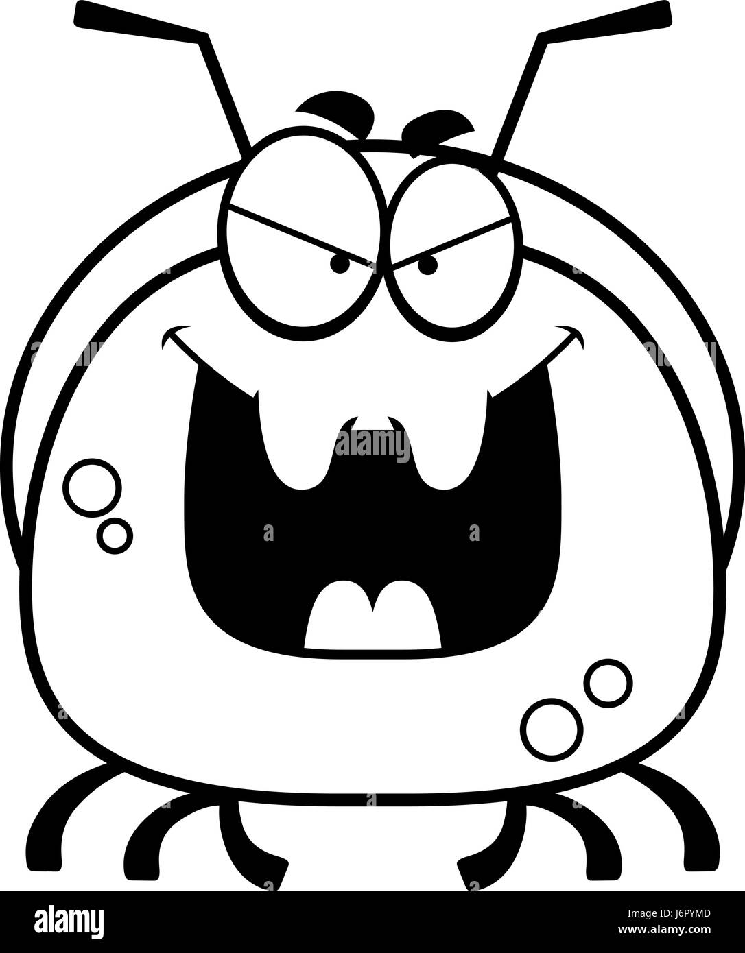 A cartoon illustration of an evil looking ant Stock Vector Image & Art ...