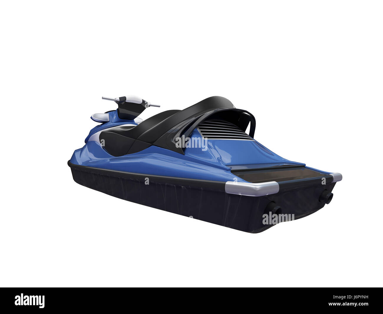 blue isolated transport boat speed velocity jet rowing boat sailing ...