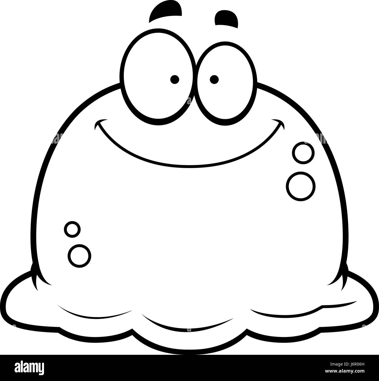 A cartoon illustration of a booger smiling Stock Vector Image & Art - Alamy
