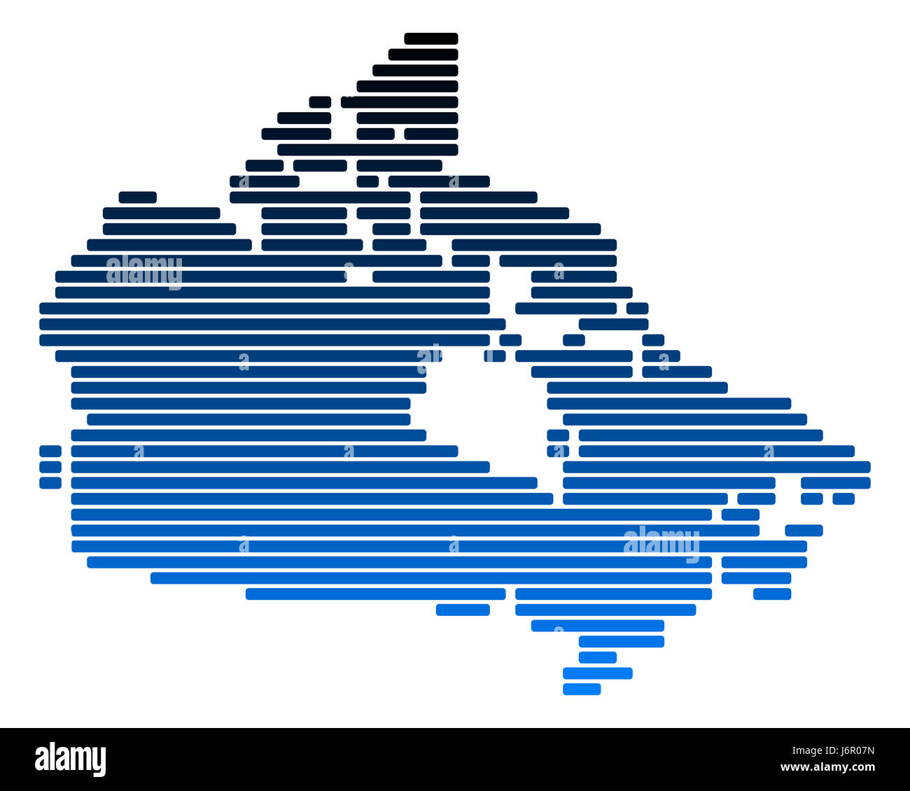 blue canada card lined geography complete perfect atlas map of the ...