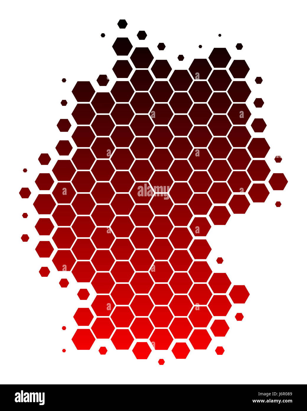 angular card dot hexagon atlas map of the world map red illustration ...