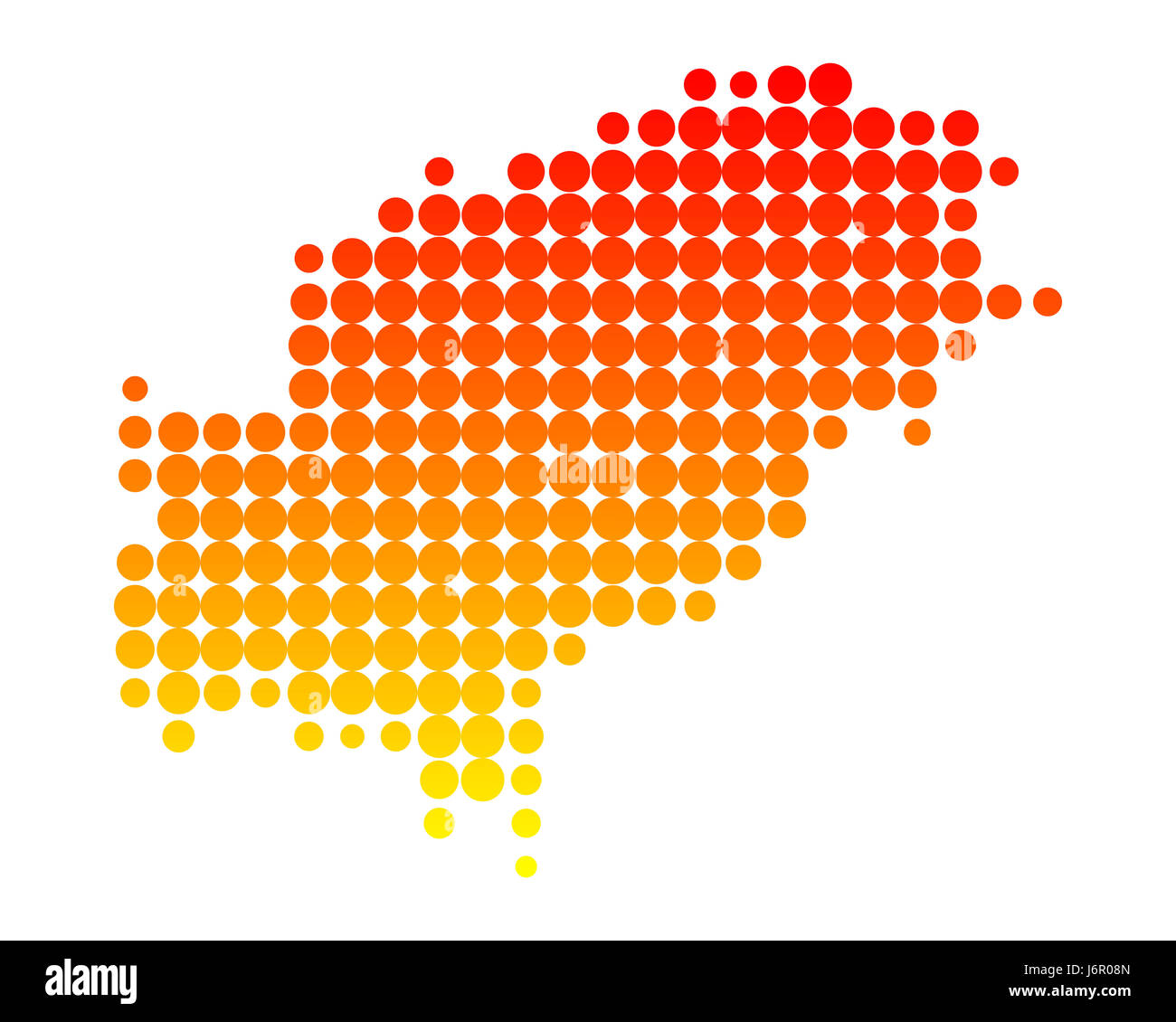 circle card dot orange geography complete perfect atlas map of the ...