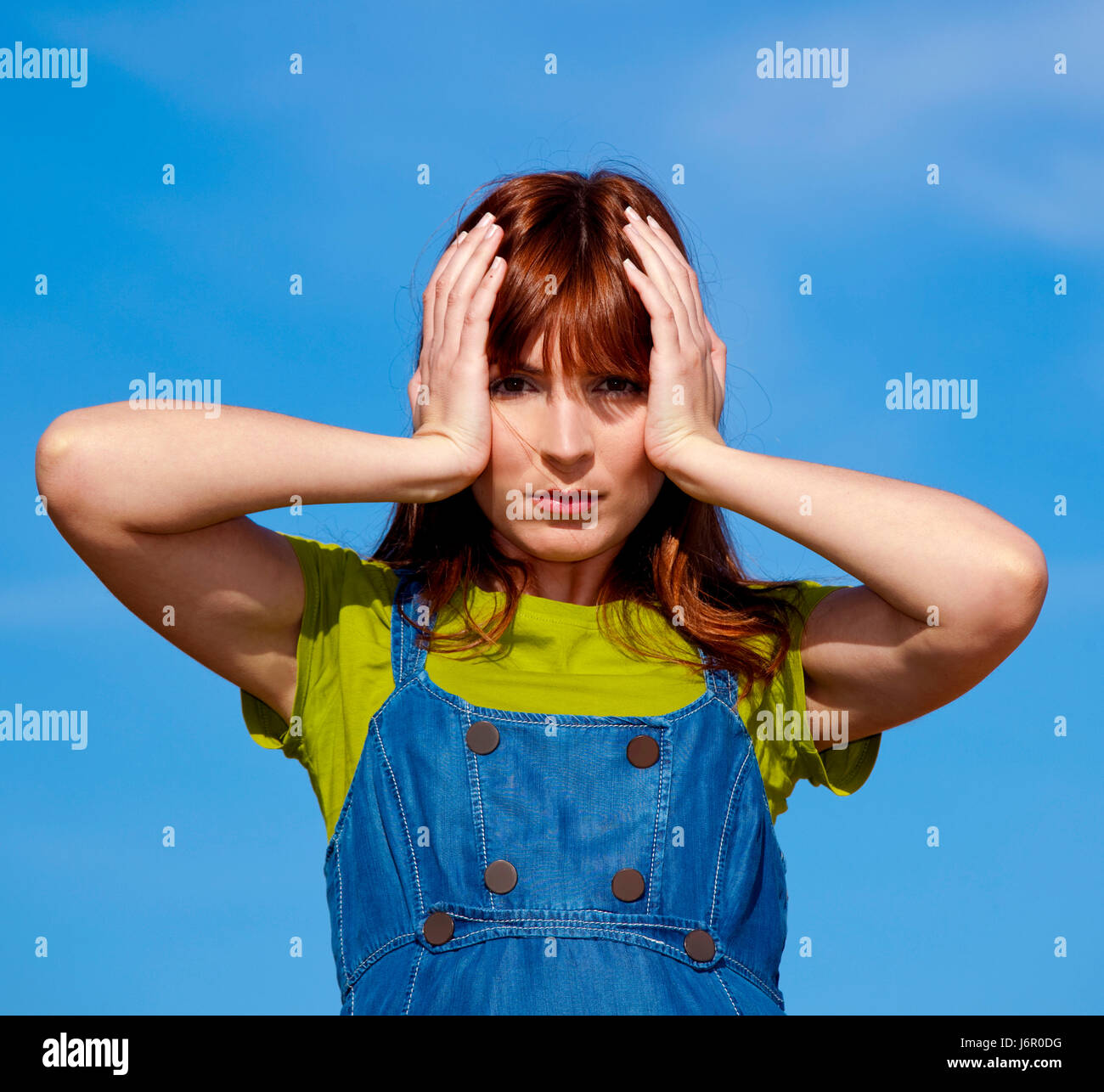 woman sad spring bouncing bounces hop skipping frisks jumping jump ...