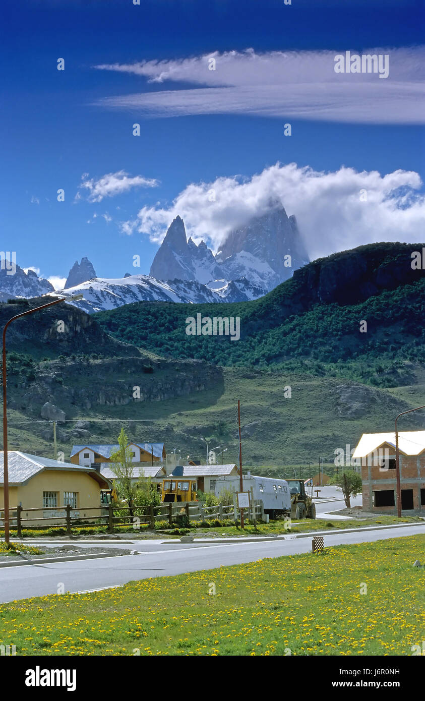 argentina andes blue city town mountains holiday vacation holidays ...