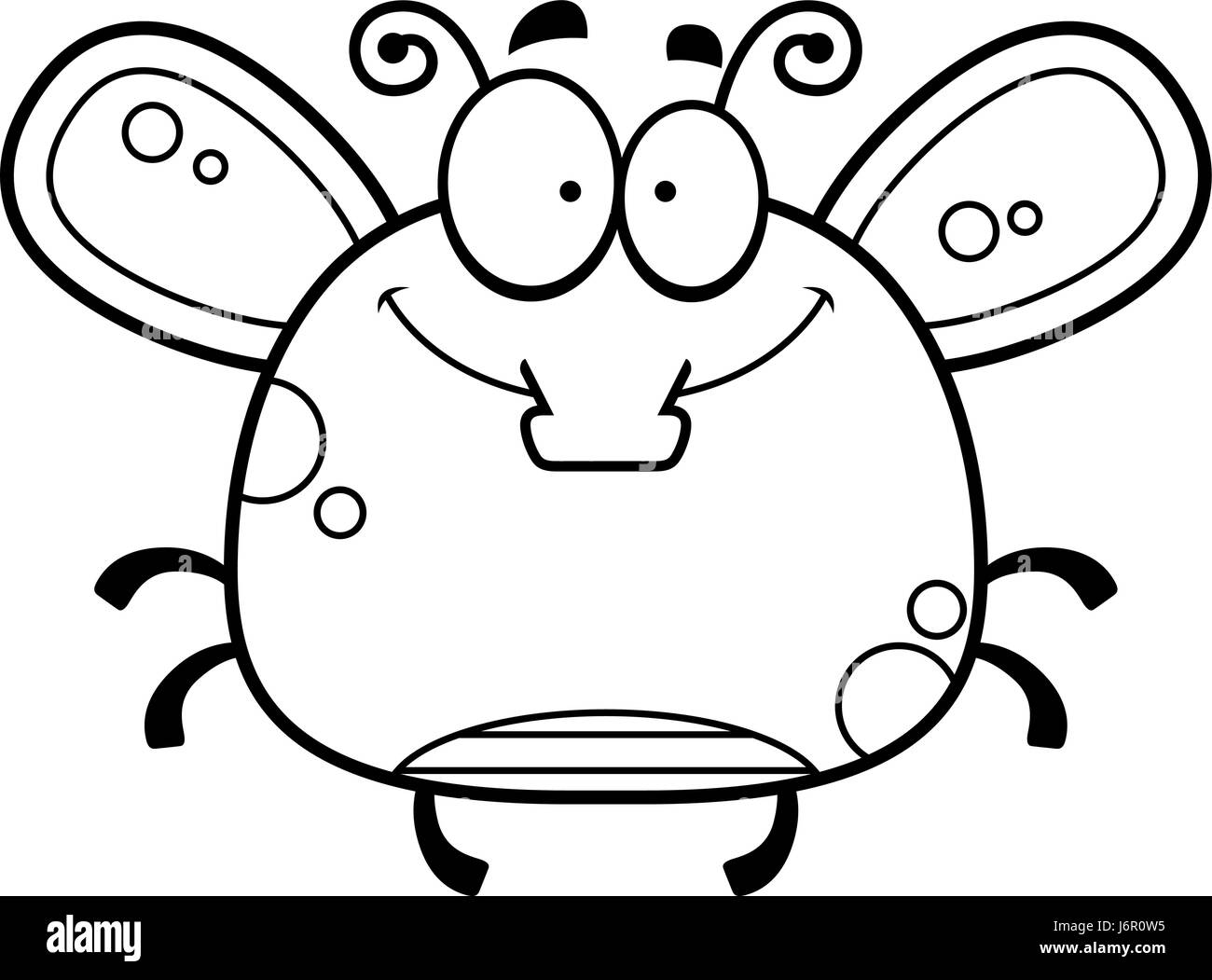 A cartoon illustration of a fly smiling Stock Vector Image & Art - Alamy