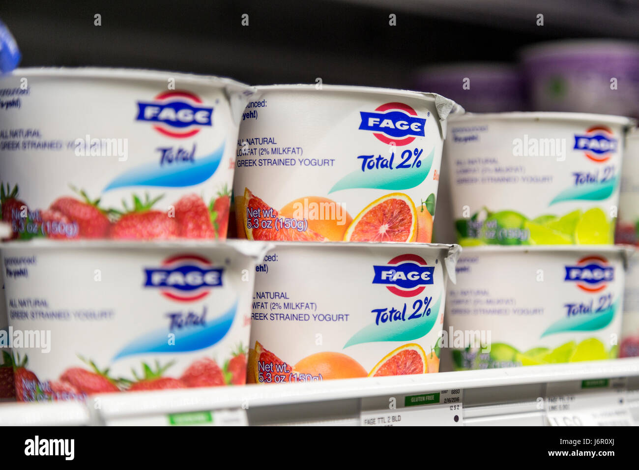 Fage greek yogurt hi-res stock photography and images - Alamy