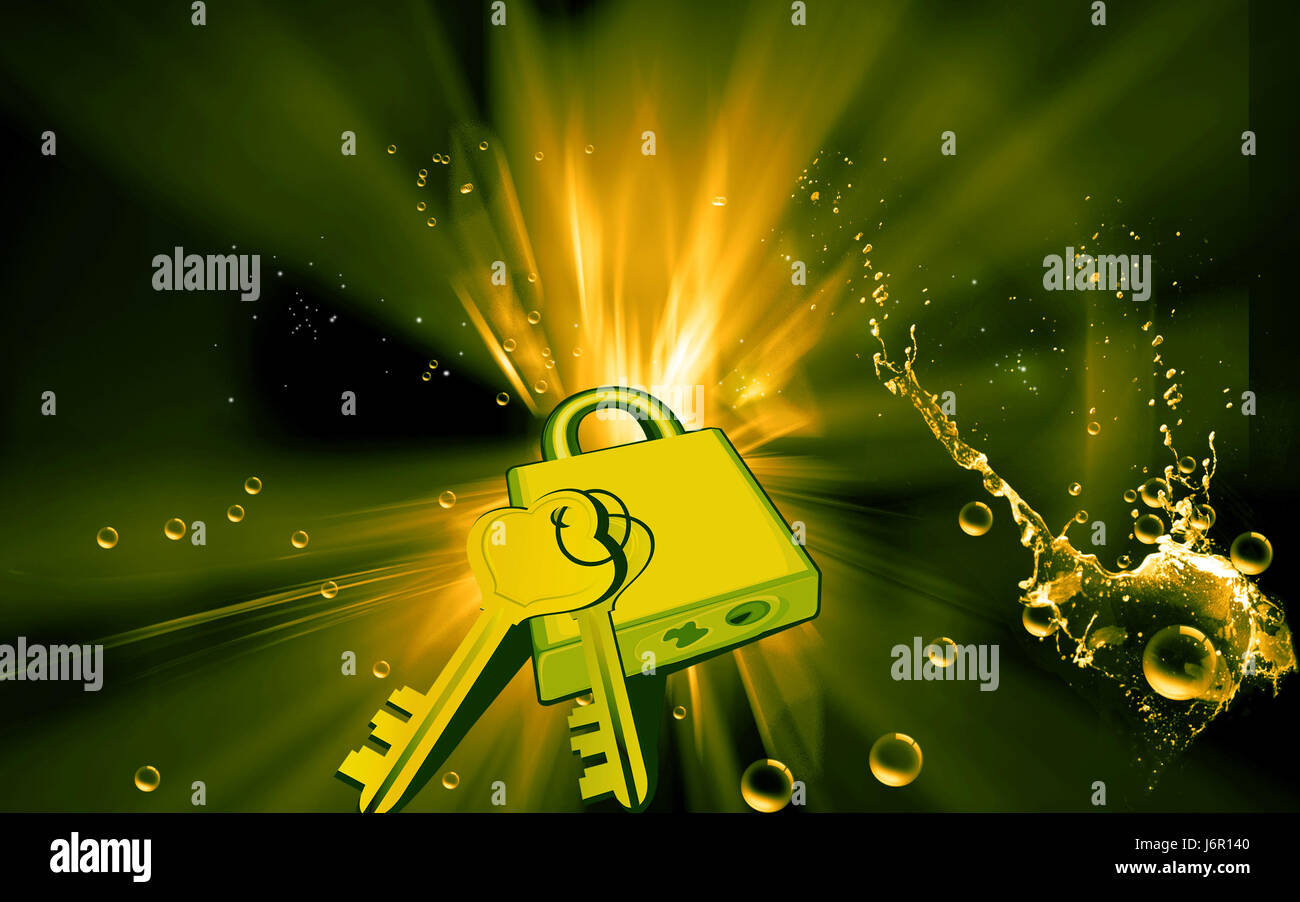 key security safety lock house building strong closed illustration ...