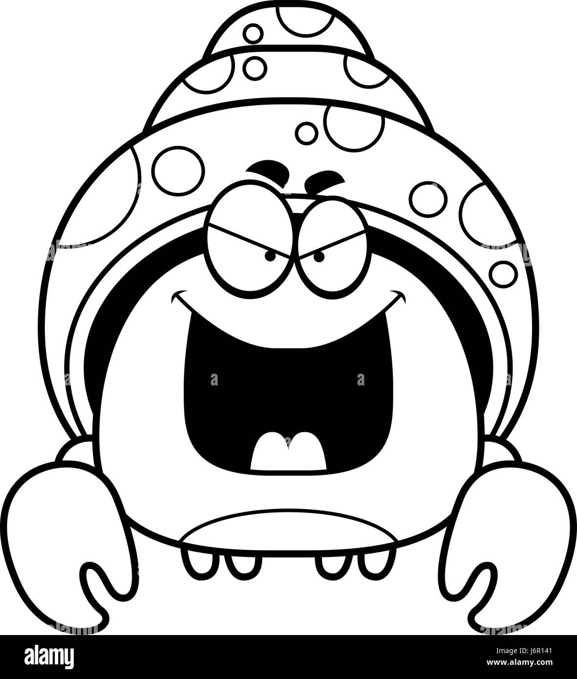 Hermit Crab Clipart Black And White