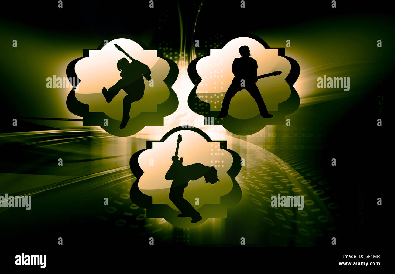 music guitar buttons keys pictogram symbol pictograph trade symbol rock ...