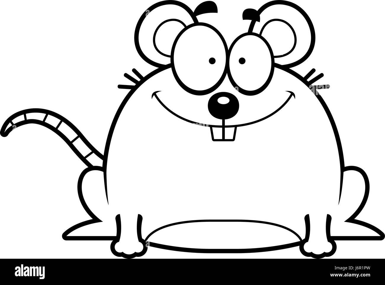 A cartoon illustration of a mouse smiling Stock Vector Image & Art - Alamy