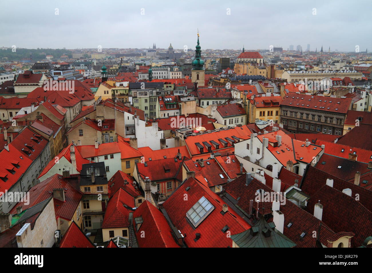 prague sight view outlook perspective vista panorama lookout czechia ...