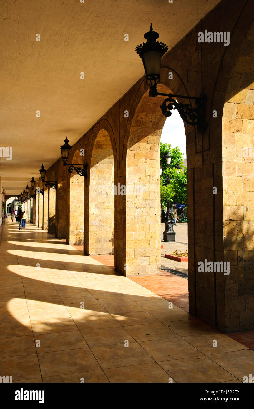 pedestrian mexico walk go going walking travel city town stone tourism ...