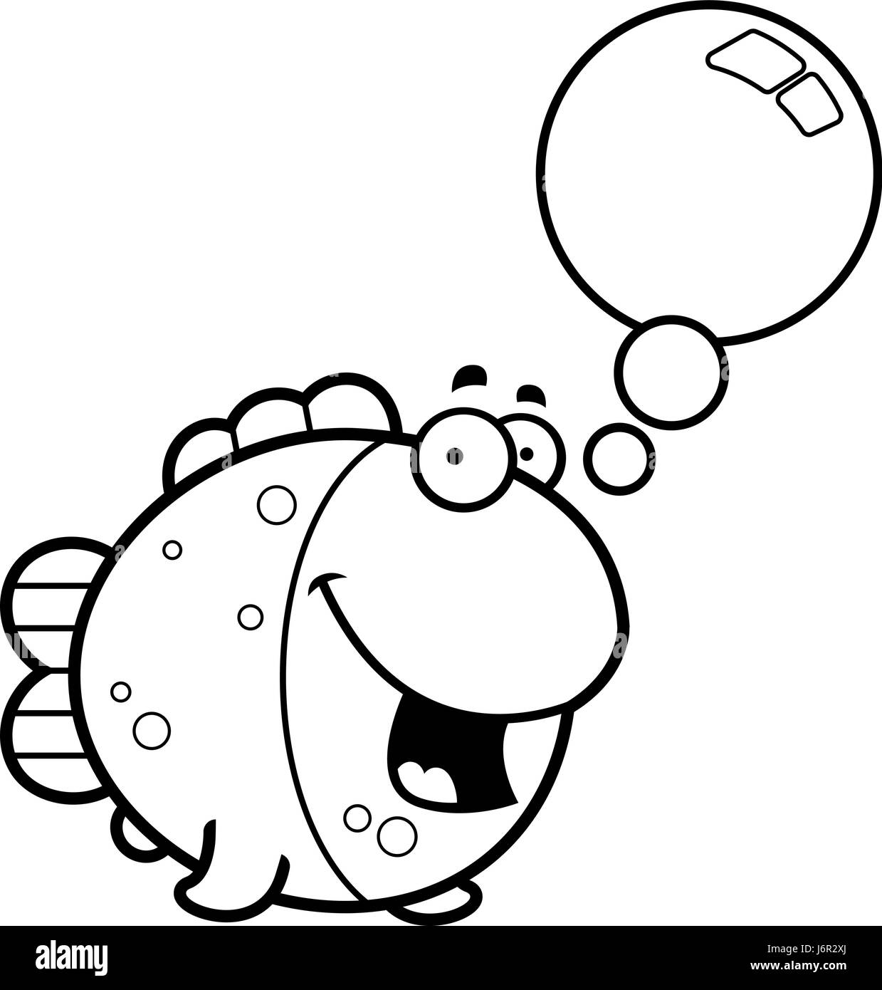 A cartoon illustration of a fish talking Stock Vector Image & Art - Alamy