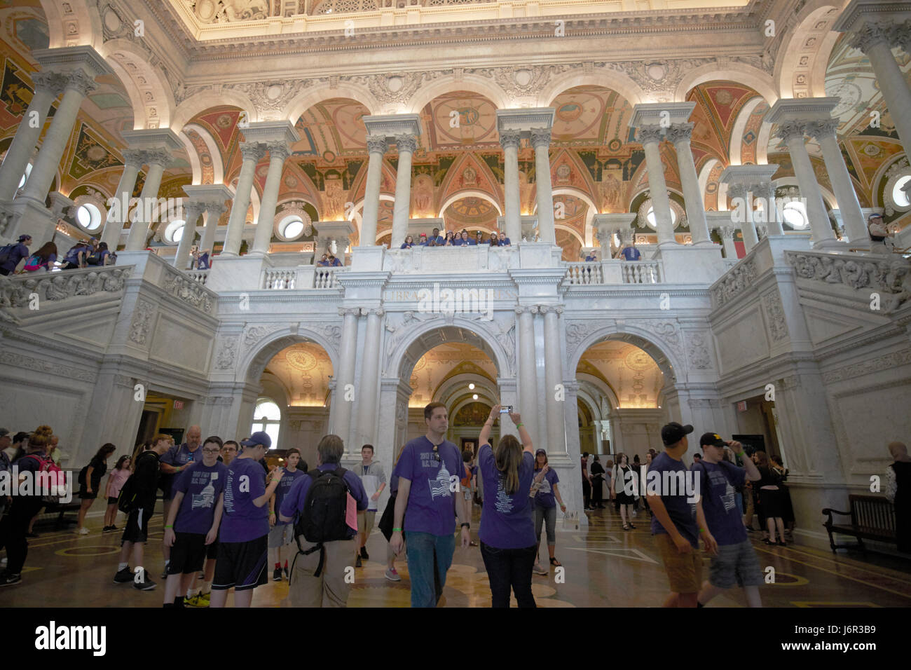Library of congress great hall hi-res stock photography and images - Alamy