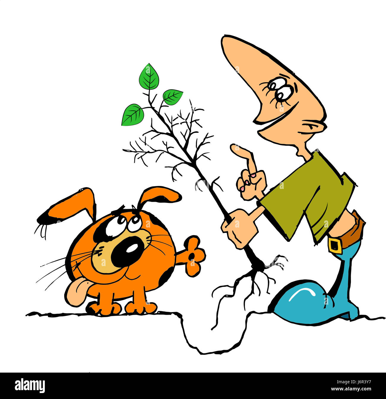 tree trees park dog spring bouncing bounces hop skipping frisks jumping ...