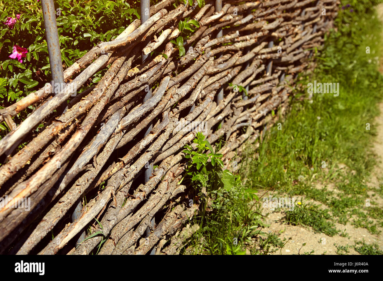 Rustic fence hi-res stock photography and images - Alamy