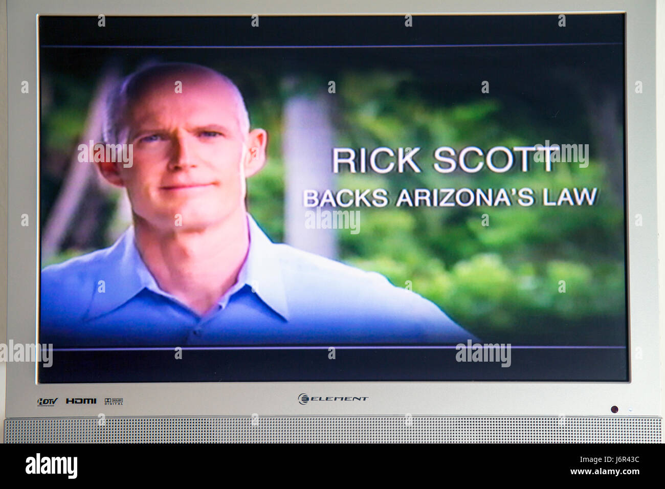 Miami Beach Florida,Rick Scott,governor candidate,political ad ...