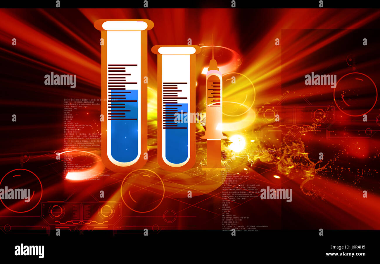 medicinally medical cure test tube laboratory detection syringe ...