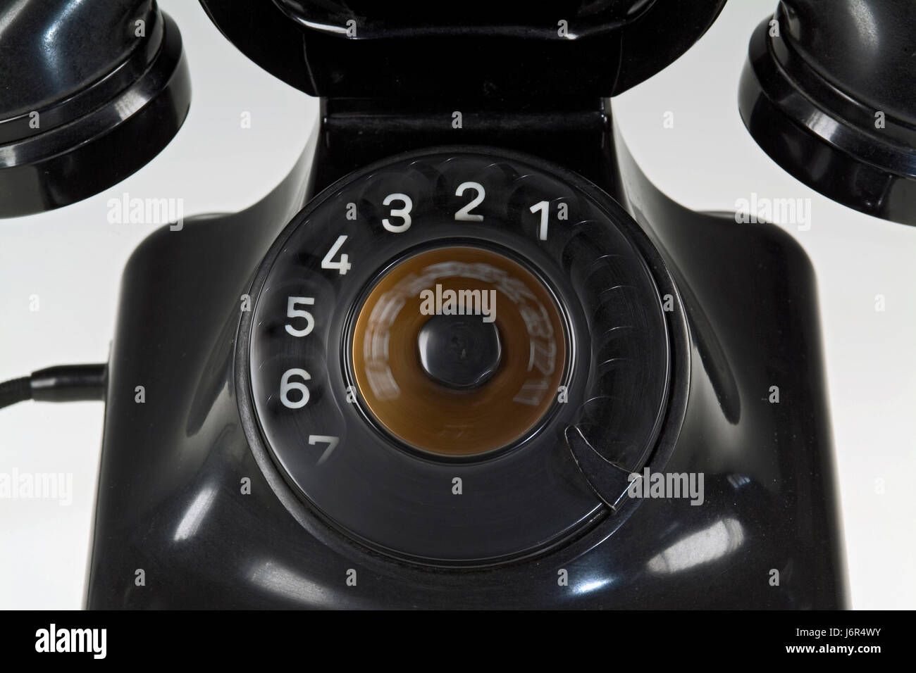 telephone phone motion postponement moving movement dial plate old ...