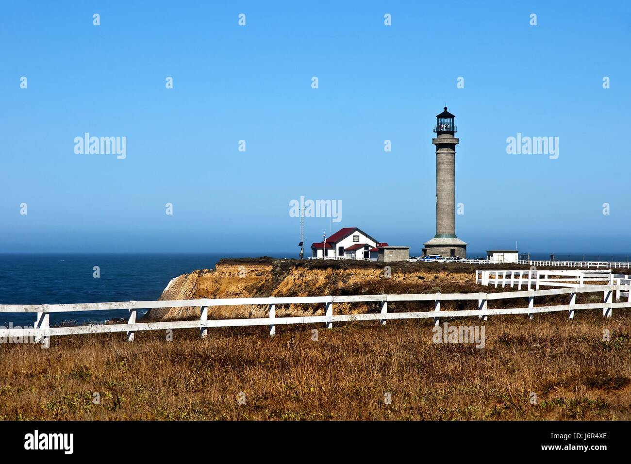 point arena lighthouse Stock Photo - Alamy