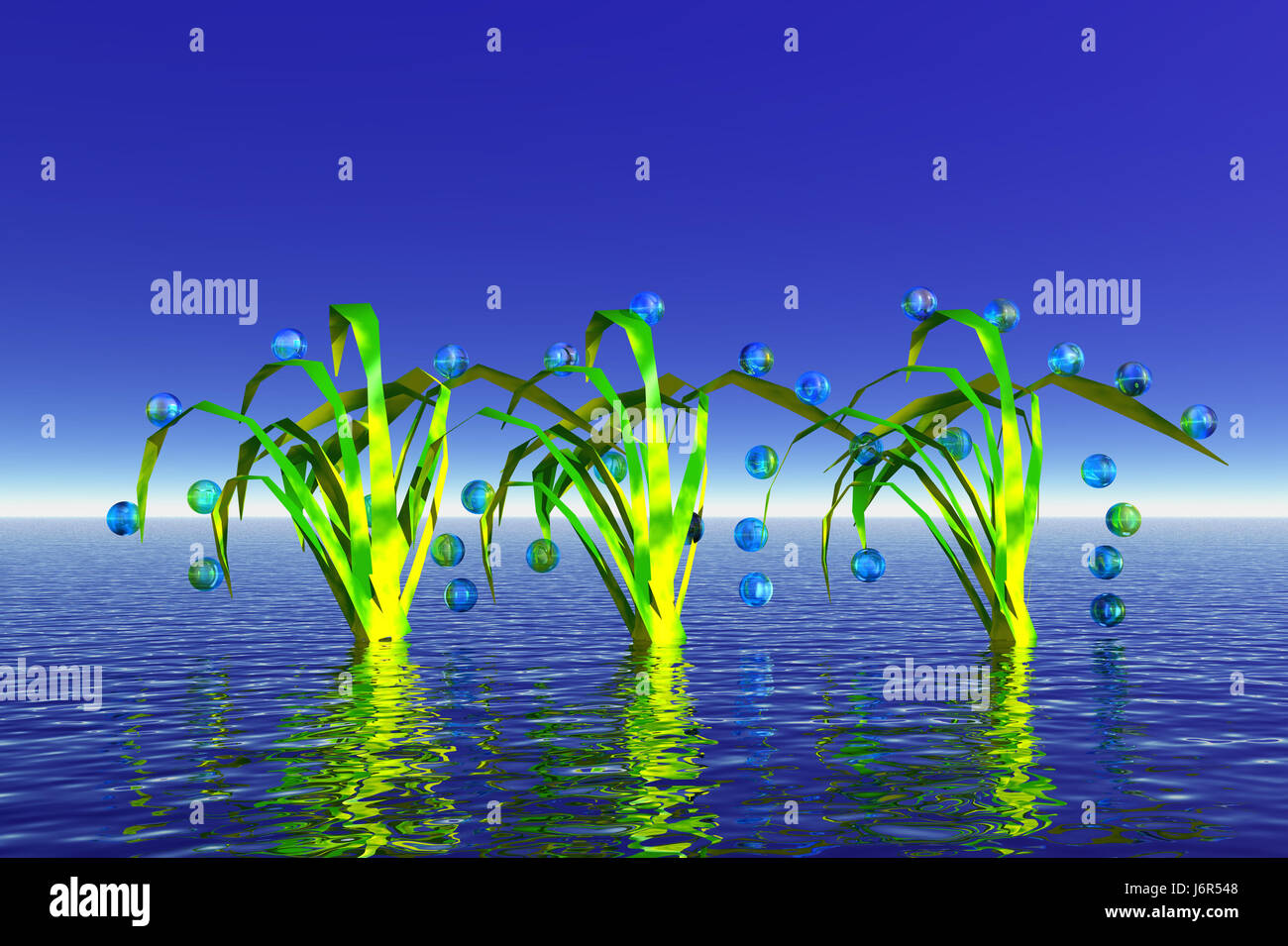 Oxygen bubbles plant hi-res stock photography and images - Alamy