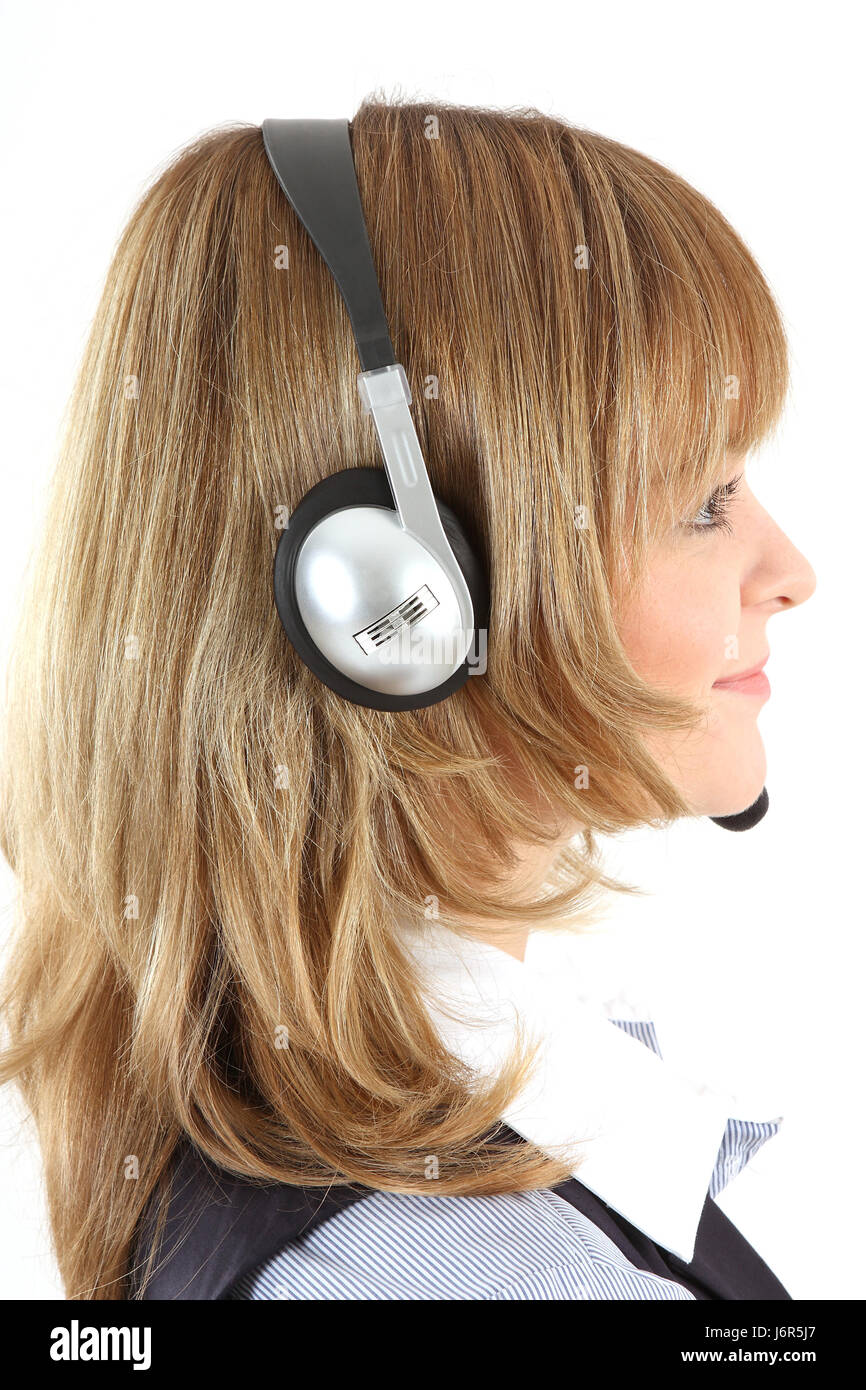 portrait call center paperwork woman employee telephonist hotline agent ...