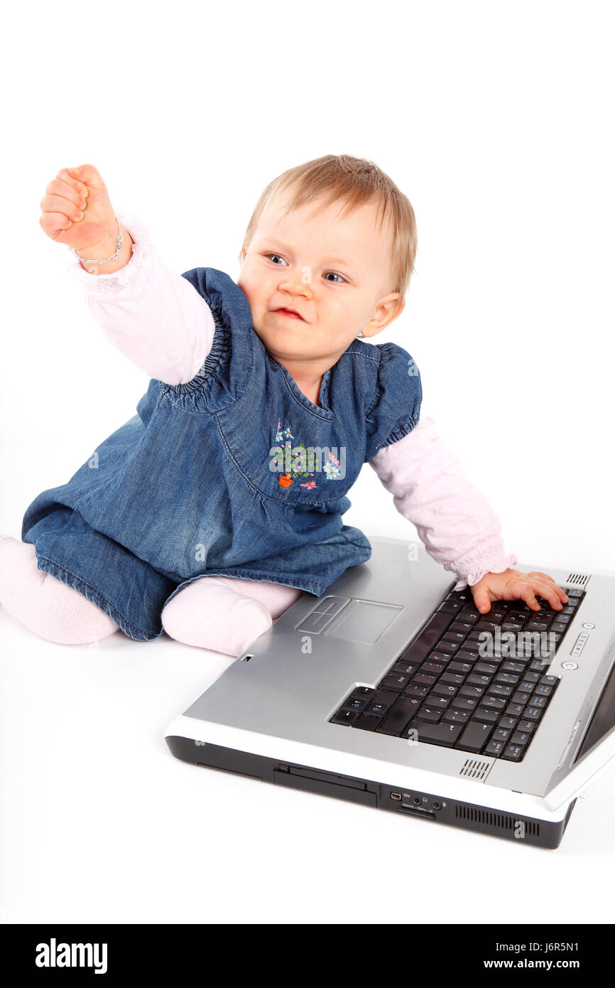 baby anger resentment annoy computer error child girl girls error ...