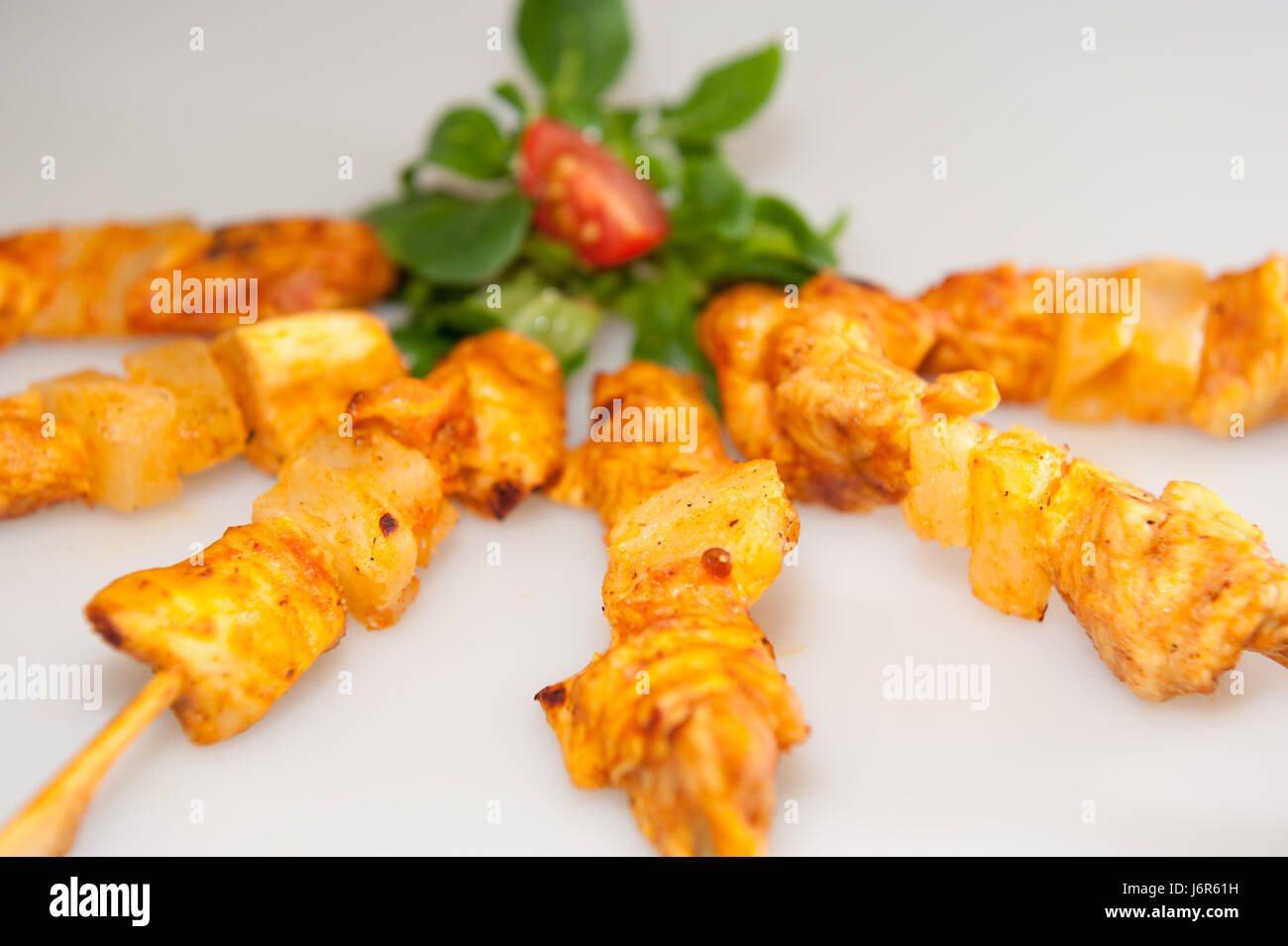 pineapple darts skewers pineapple darts skewers meat sausage yakitori ...