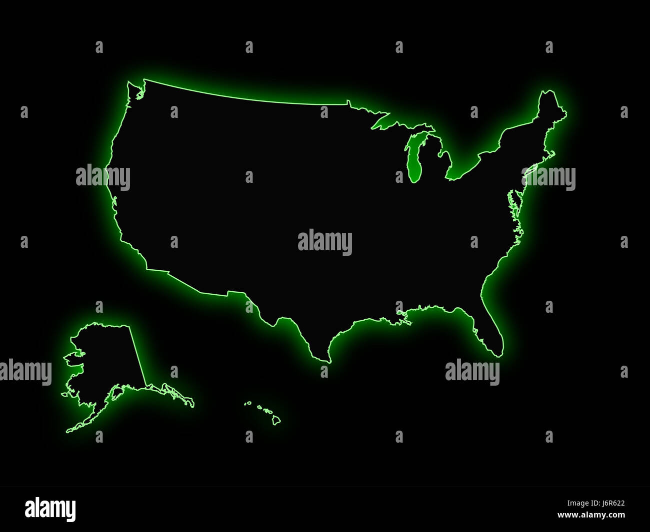 Country usa map hi-res stock photography and images - Alamy