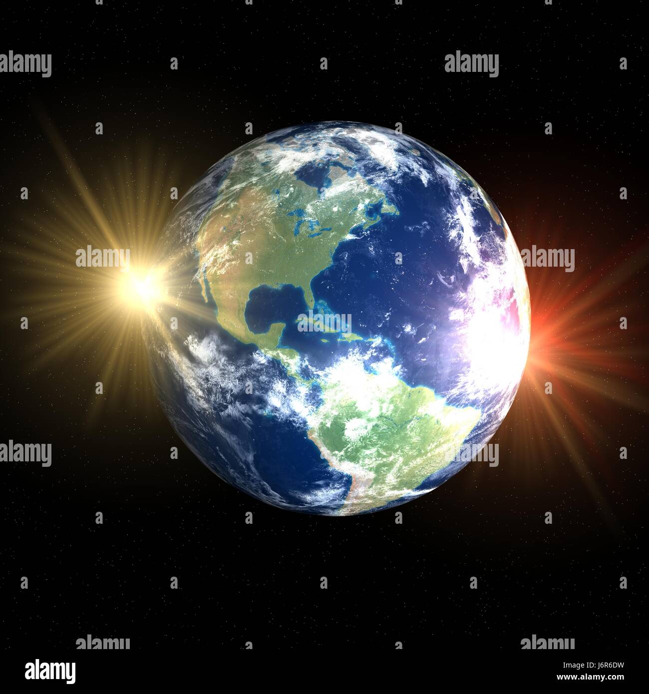 Double globe map hi-res stock photography and images - Alamy