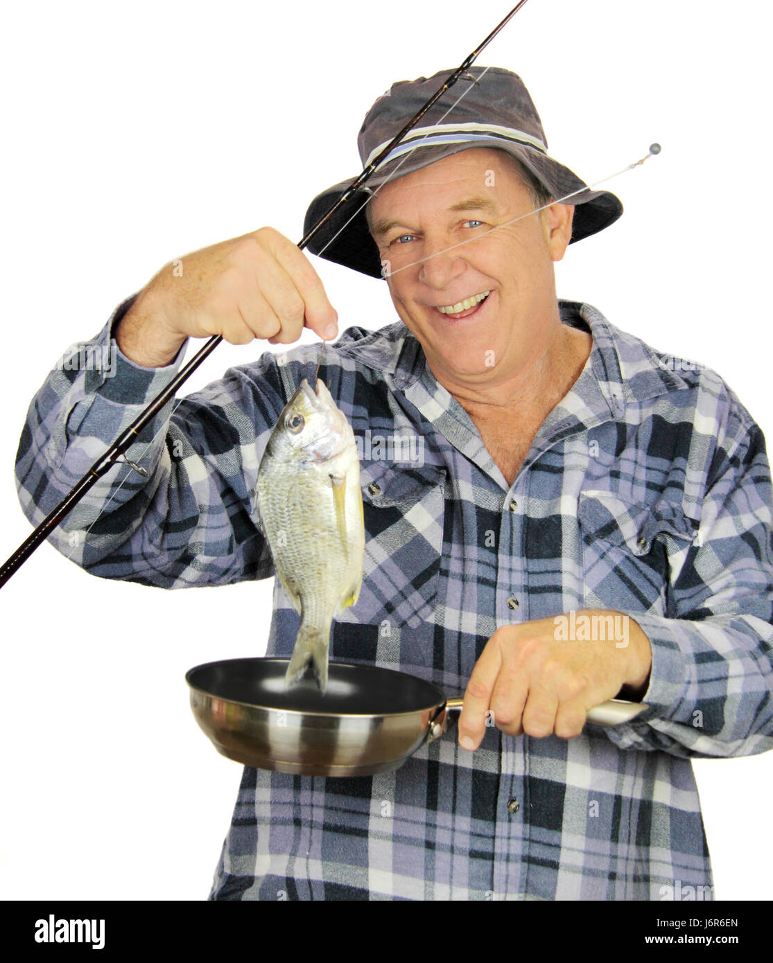 fish boil cooks boiling cooking fishing fisherman bream angler frypan ...