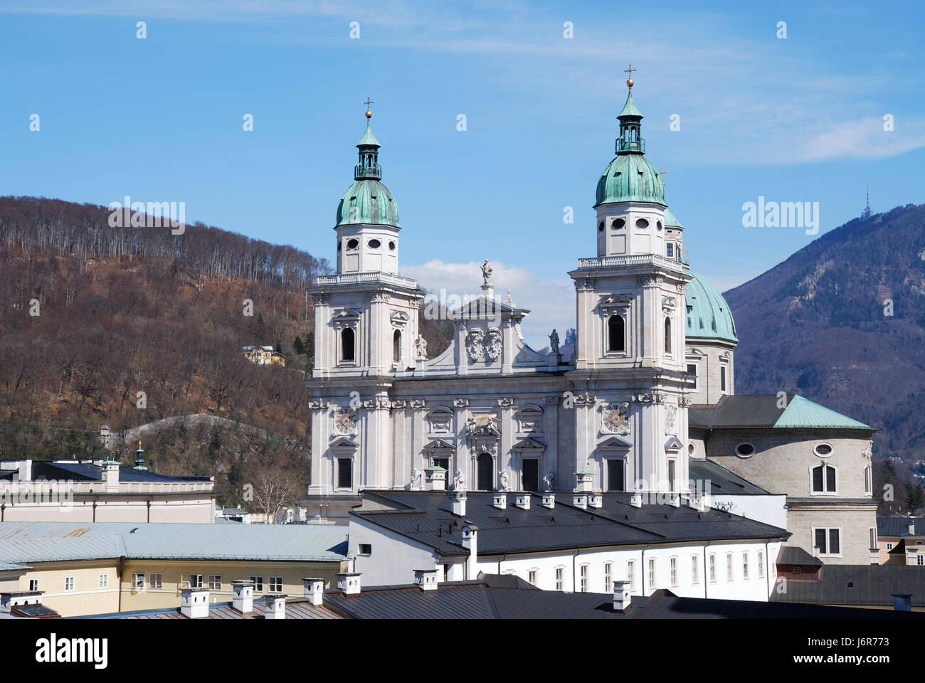 church city town famous cathedral austria style of construction ...