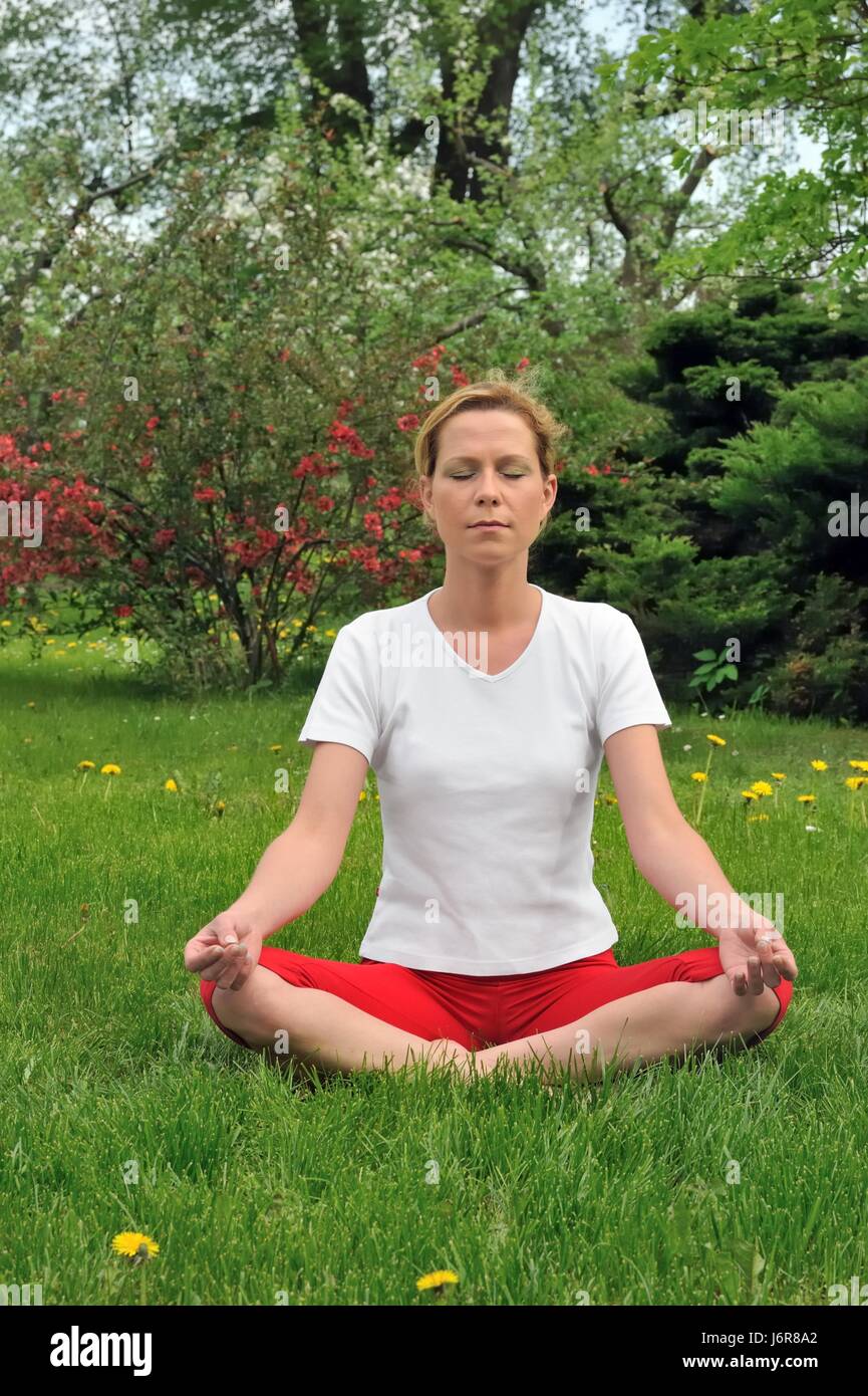 woman relaxation meditation yoga young younger zen woman humans human ...