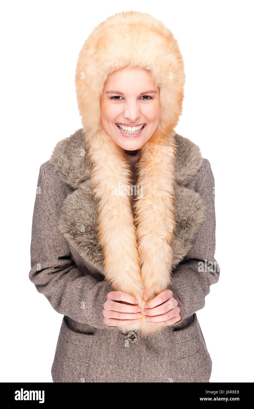 woman in winter clothes Stock Photo - Alamy