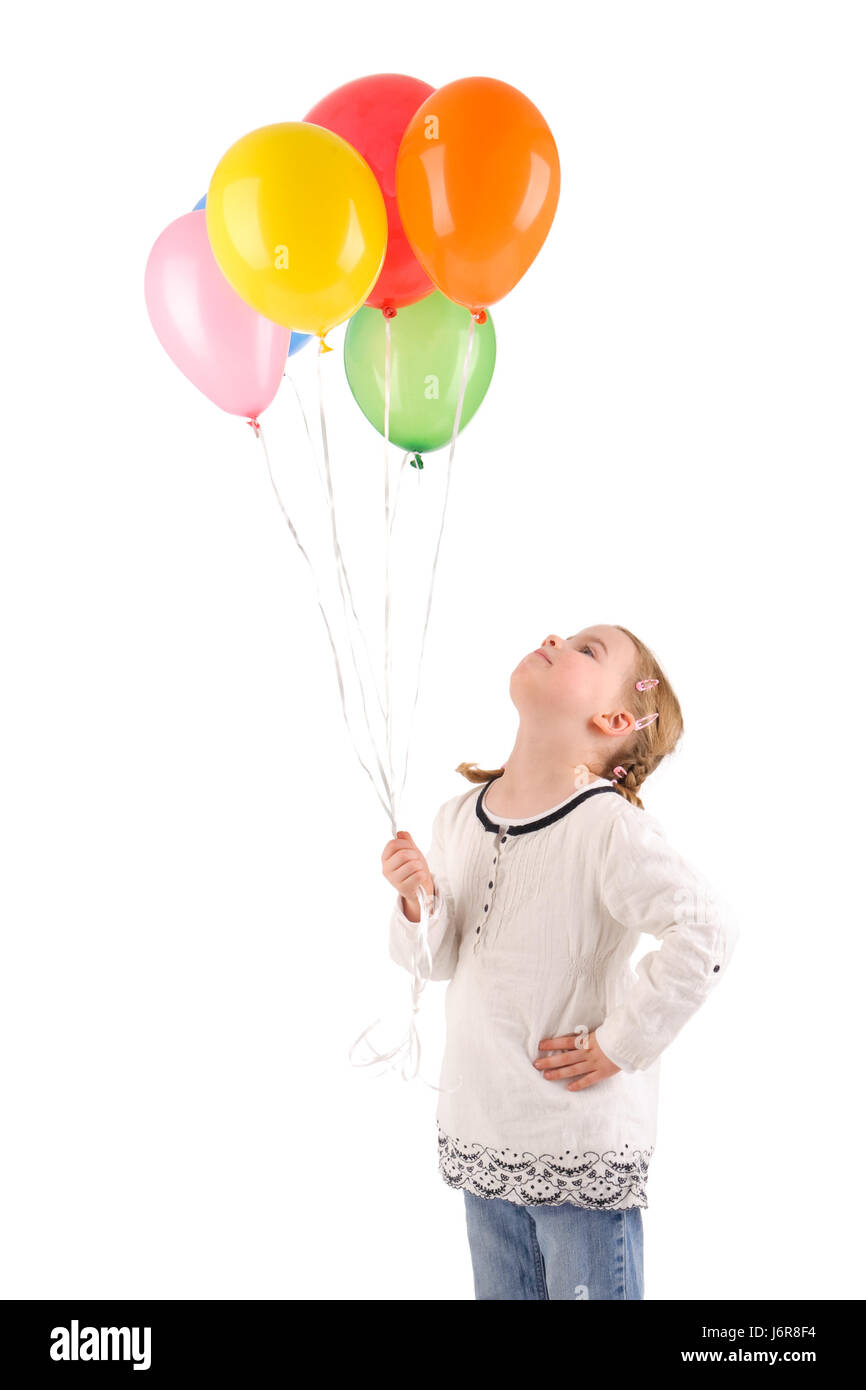 child with balloons Stock Photo - Alamy