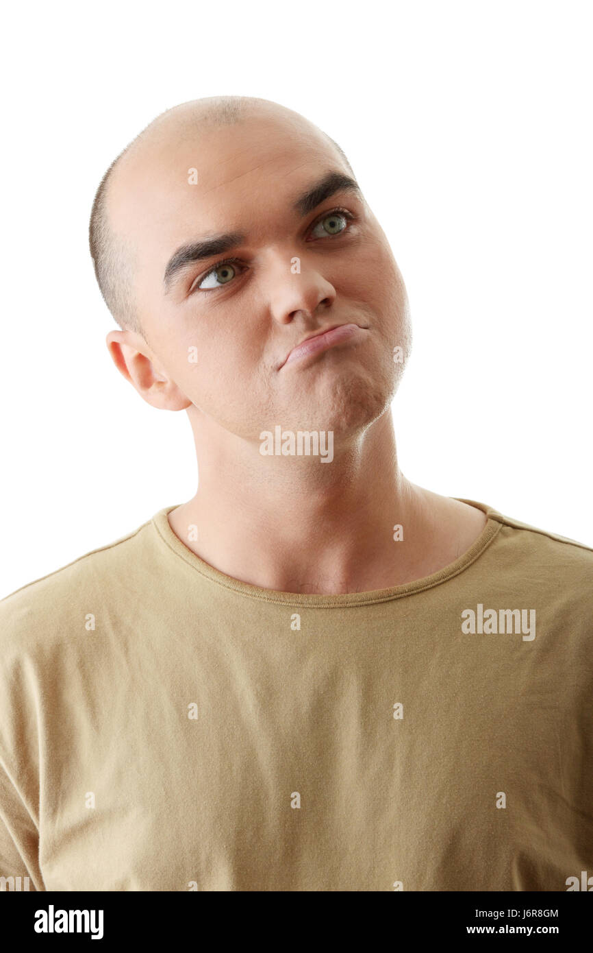 man with funny facial expression Stock Photo - Alamy